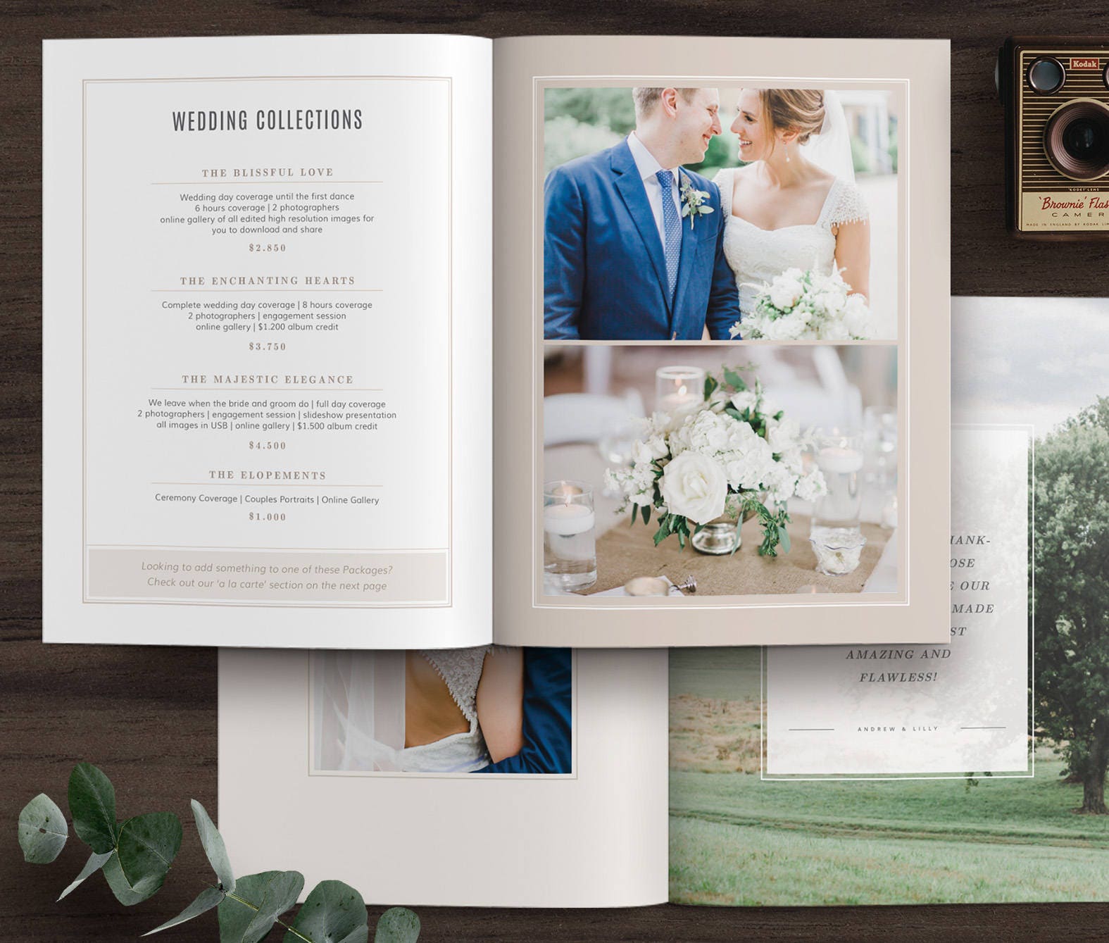 Wedding Photography Magazine Template for Photographers, Welcome ...