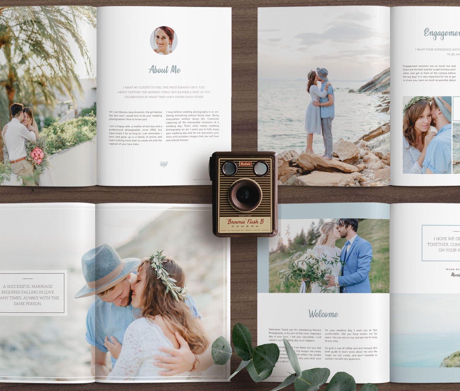Wedding Photography Magazine Template Wedding Magazine | Etsy