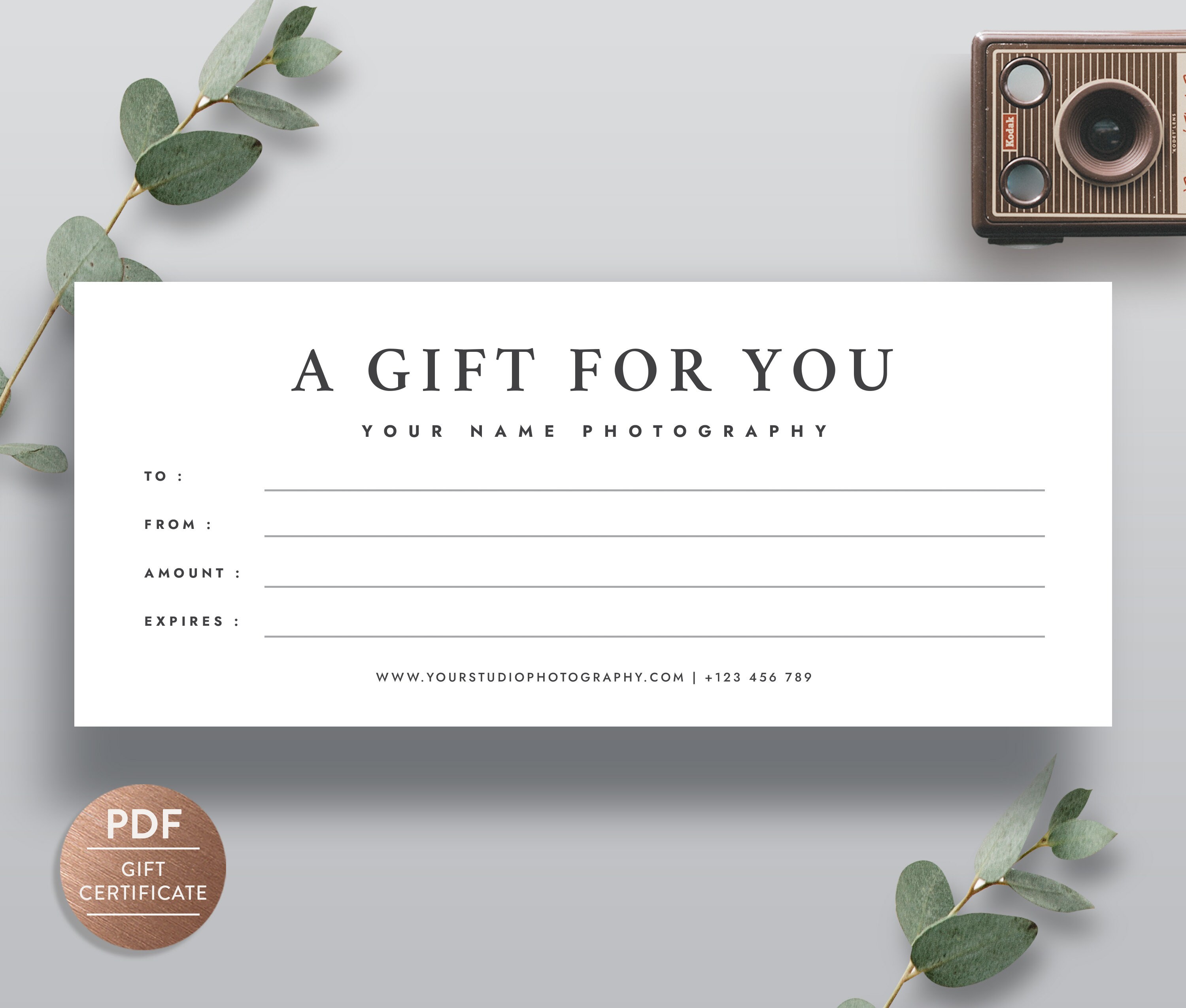 Plantillas de certificado de regalo editables plantilla de - Etsy México