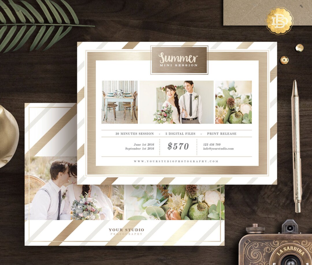 Summer Mini Session Flyer Template Photoshop Template for - Etsy