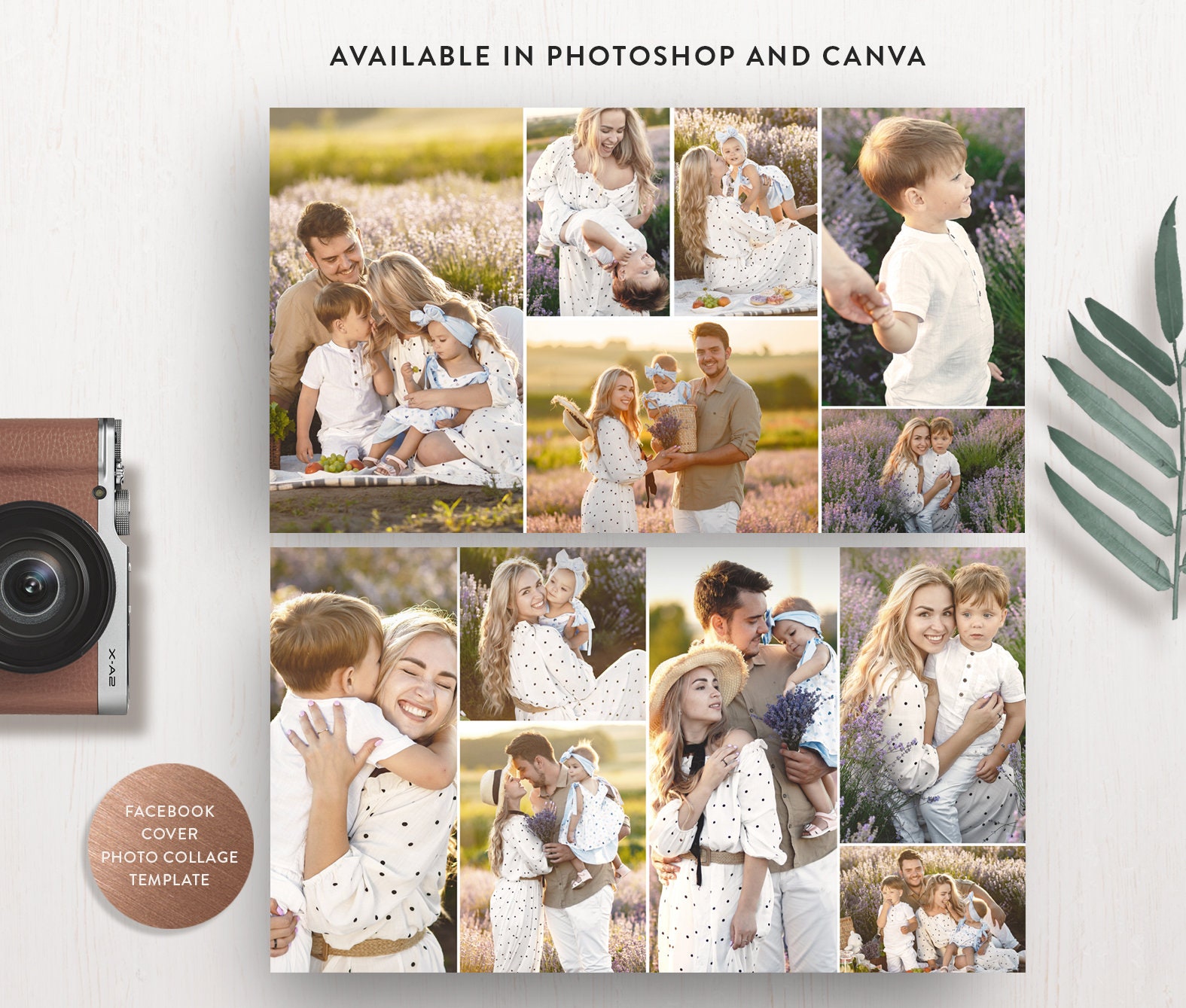 Facebook Cover Collage Template