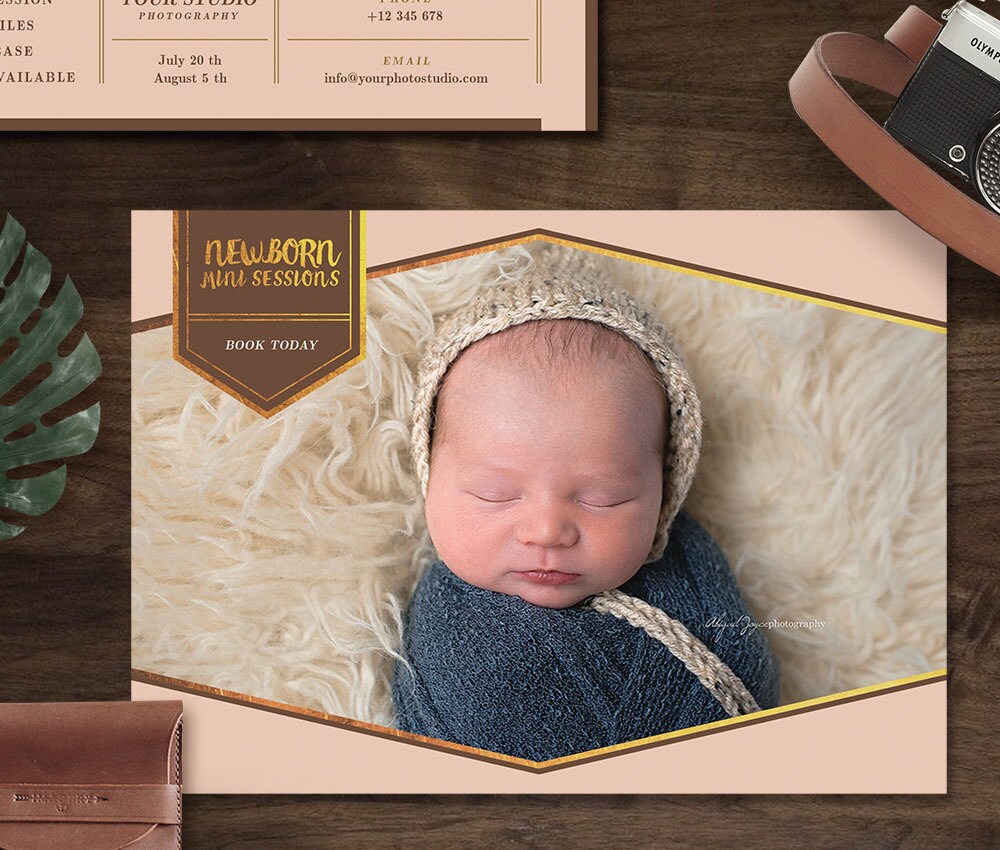 Newborn Mini Session Template for Photographer Newborn | Etsy