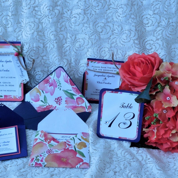 Secret Garden Wedding Invitations - Etsy