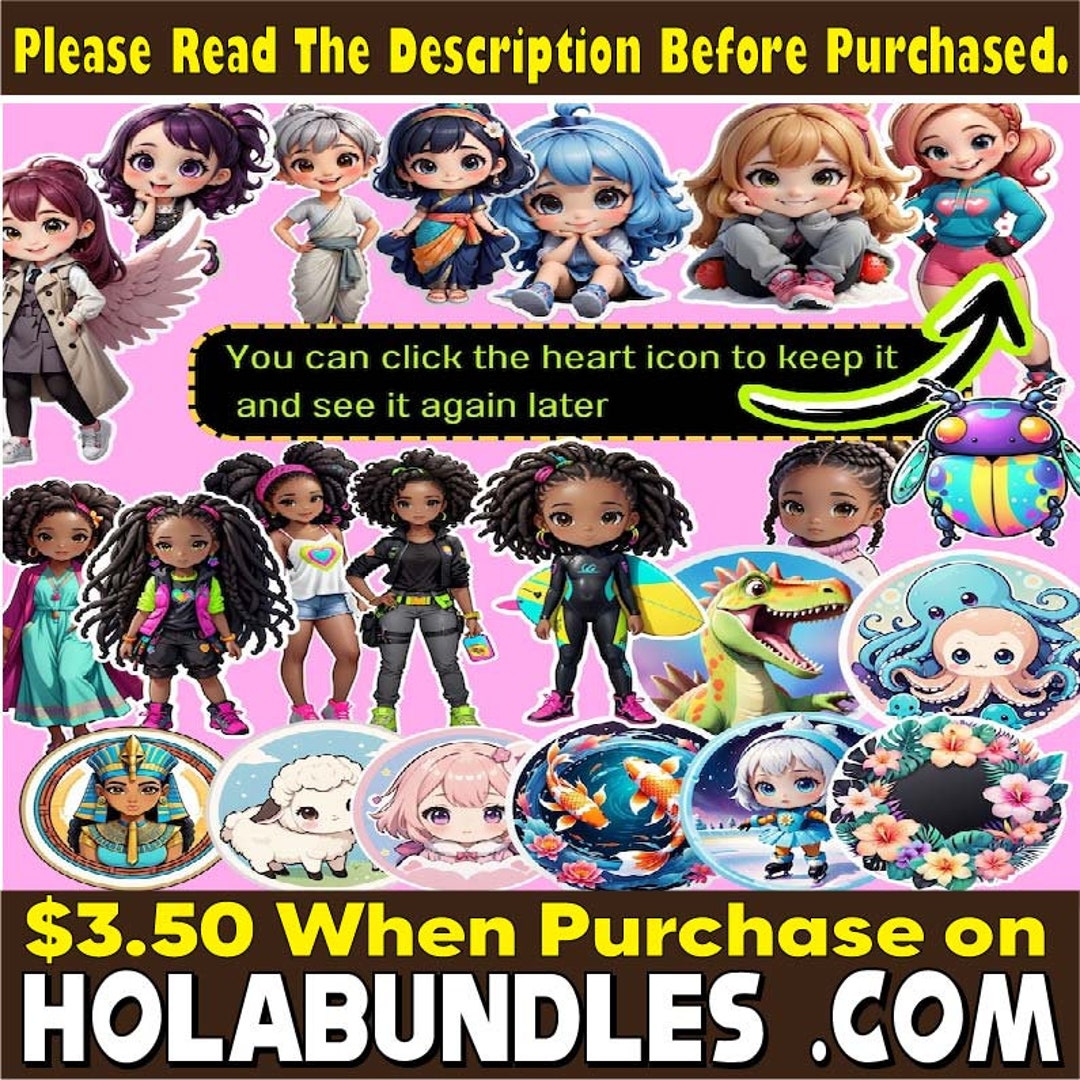 10,000 Sticker Mega Bundle, Digital Sticker Pack, Sticker Bundle ...