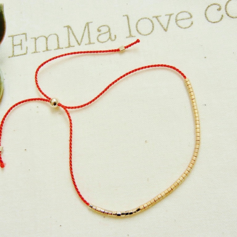 Silk String Bracelet - Etsy