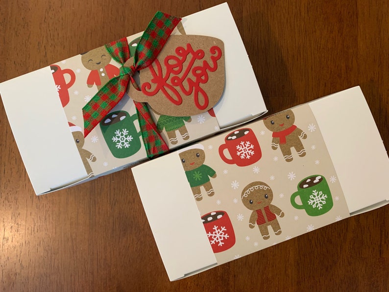 Set of 5 Hot Chocolate Filled Ornaments Secret Santa Santa - Etsy