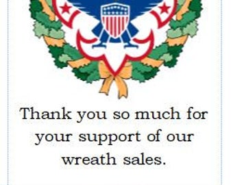 Cub Scout Popcorn thank You for Your Support Card | Etsy