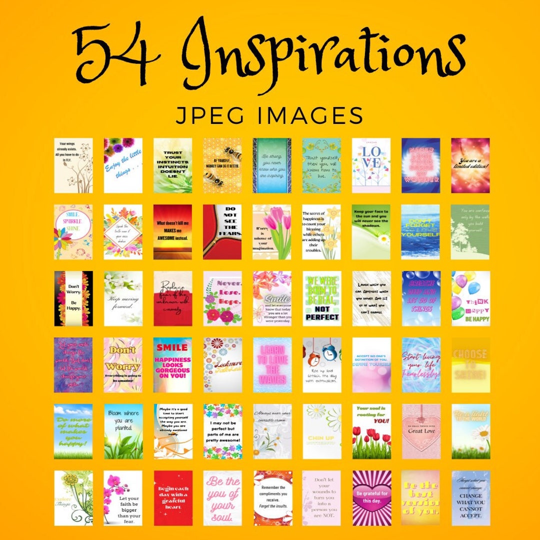 54 Inspirations JPEG Images - Etsy