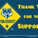 Cub Scout thank You for Your Support Card 2023 Design - Etsy