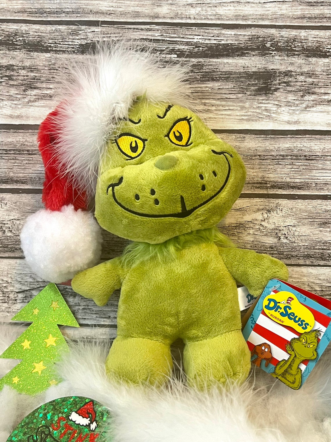 Green Plush Personalized Christmas Gifts Green Plush With - Etsy