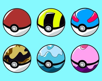 Poké Ball SVG, PNG, EPS for Vinyl Cutters - 81 Poké Ball Files ...