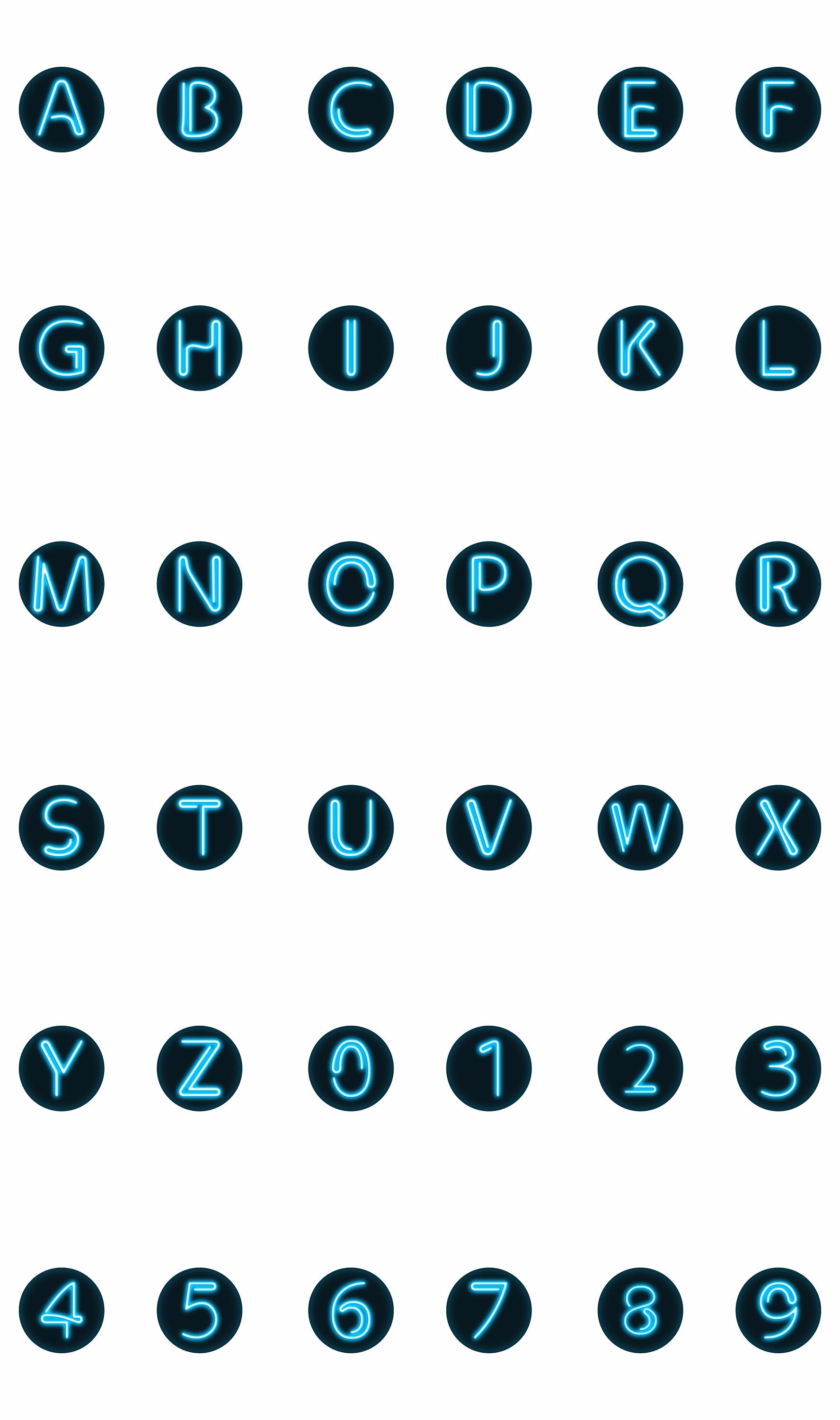 Letters and Numbers - 288 Instagram Highlight Covers - Instagram Covers ...