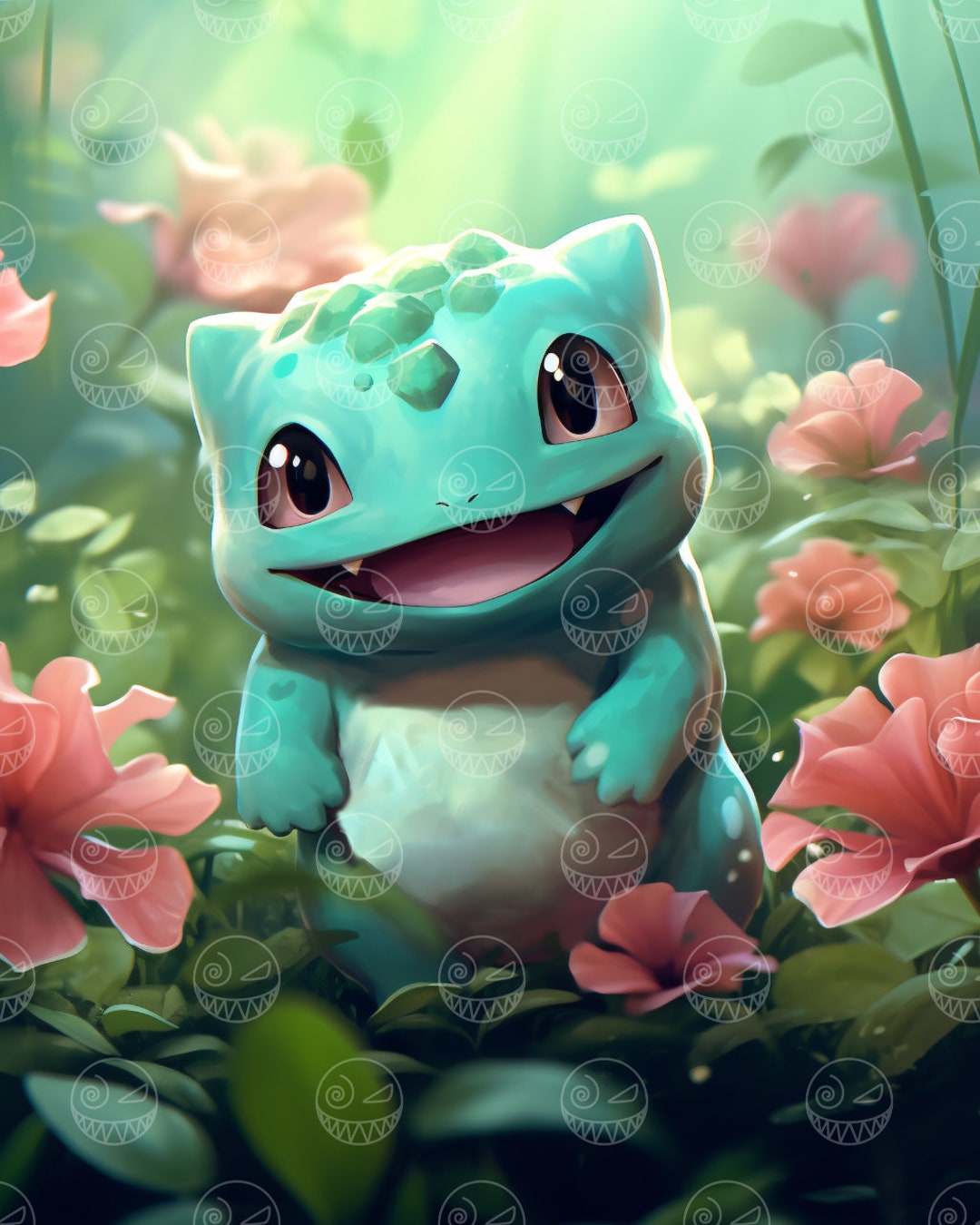 Pokemon Poster Bulbasaur Anime Art Bedroom Art Gamer Home - Etsy