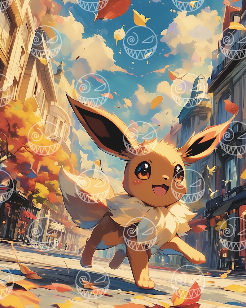 Pokemon Poster, Eevee, Anime Art, Bedroom Art, Gamer Home Decor, First ...