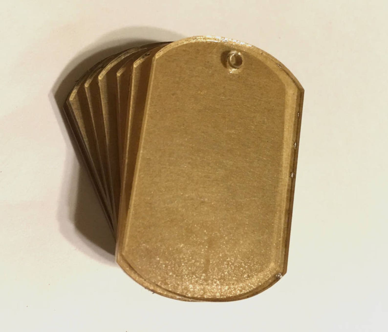 25 Clear Dog Tag Acrylic Keychain Blanks Acrylic Blanks for - Etsy