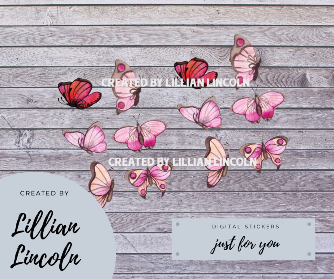 Beautiful Digital Pink Butterfly Printables That You Can Print at Home ...