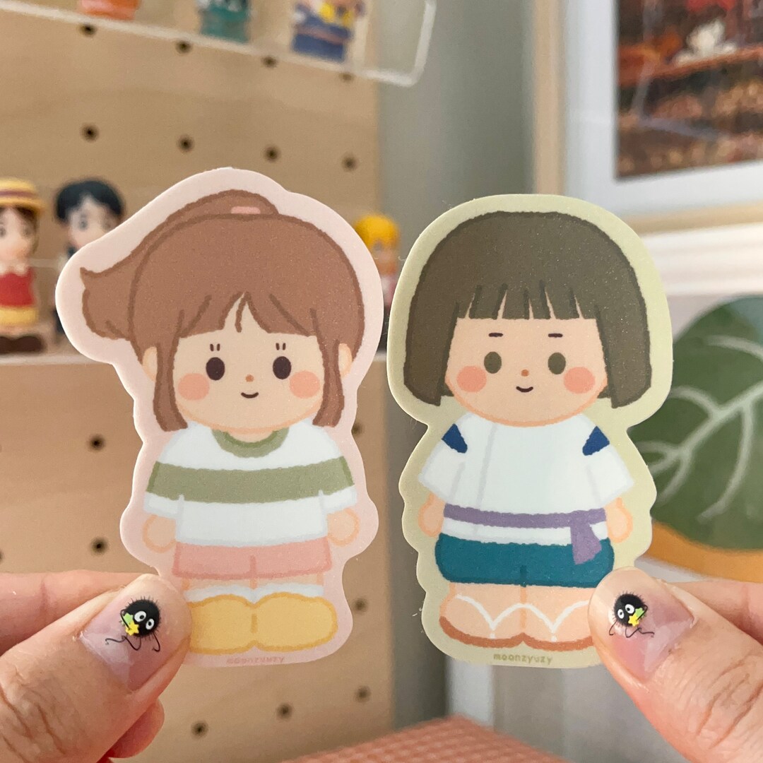 Studio Ghibli Spirited Away Haku Chihiro Nostalgia Stickers, Polco ...