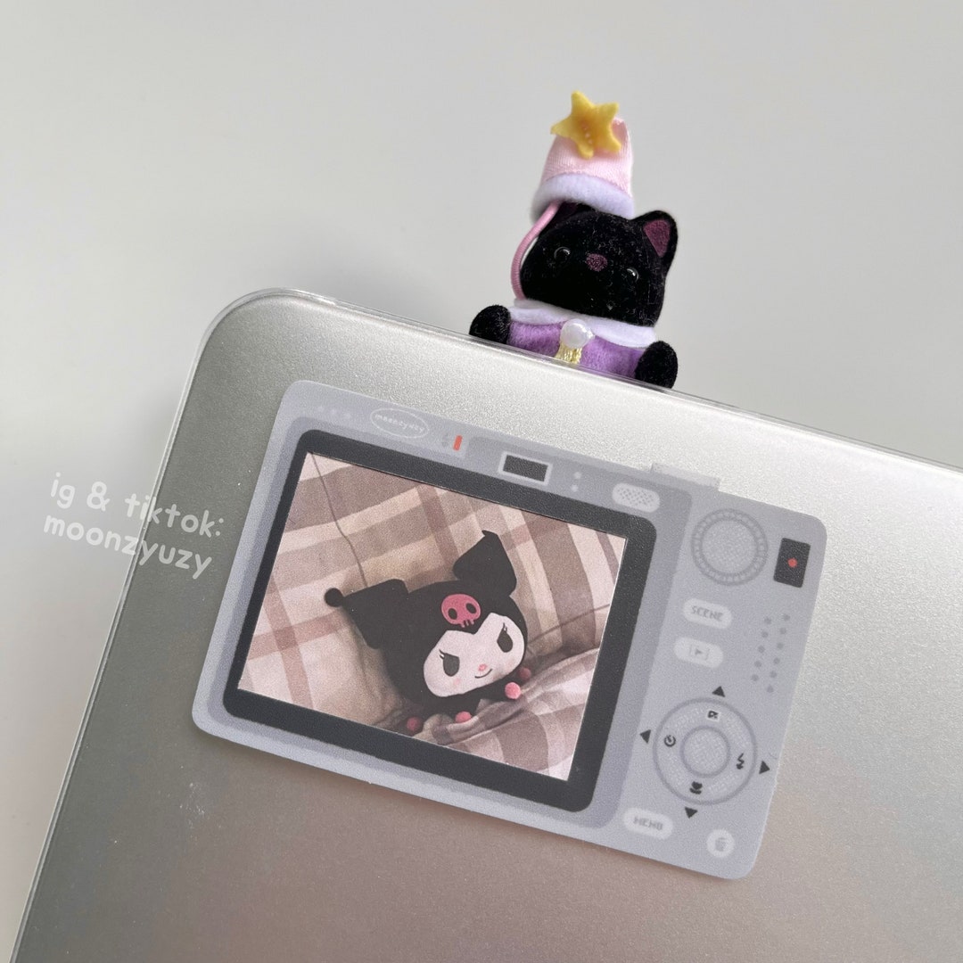 Y2K Digicam Photocard Vinyl Sticker Frame Nostalgia - Etsy