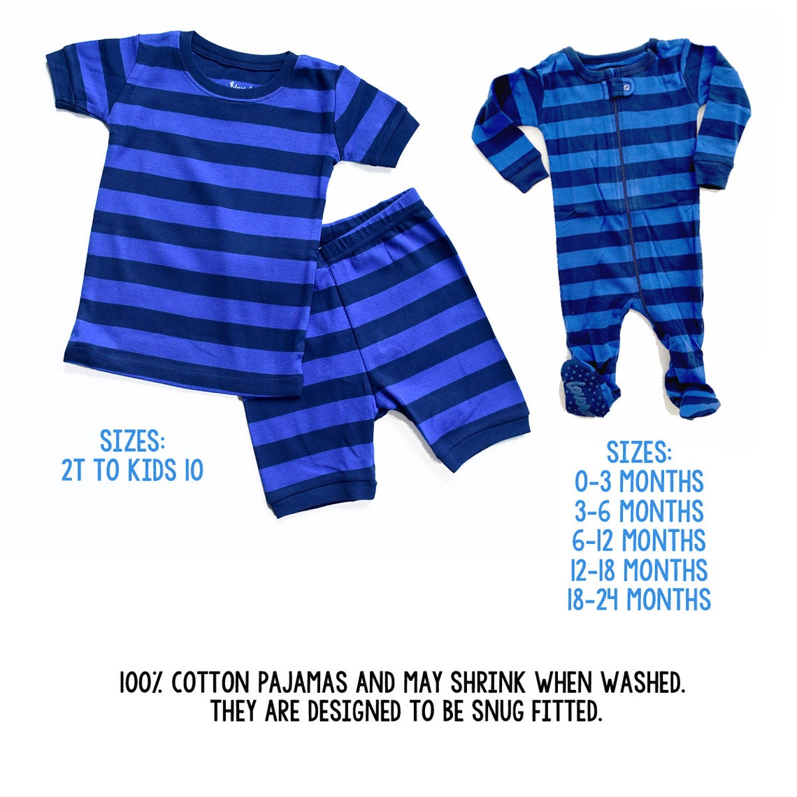 Crazy Crew Summer Pajamas, Kids Siblings Matching Pj's Cousins Trendy ...