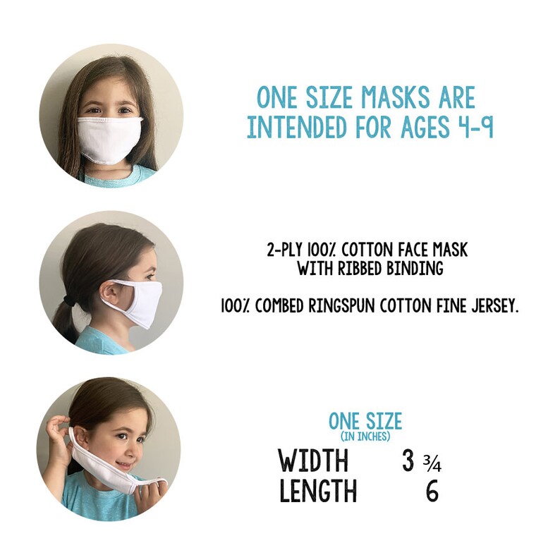 Face Mask Kids Birthday Girl Masks Girls Bday Face Covering - Etsy