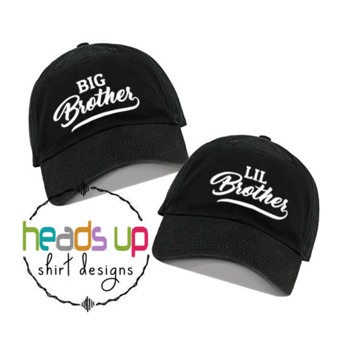 Big Brother Hat Little Brother Baseball Caps Big Brother Lil Sibling ...