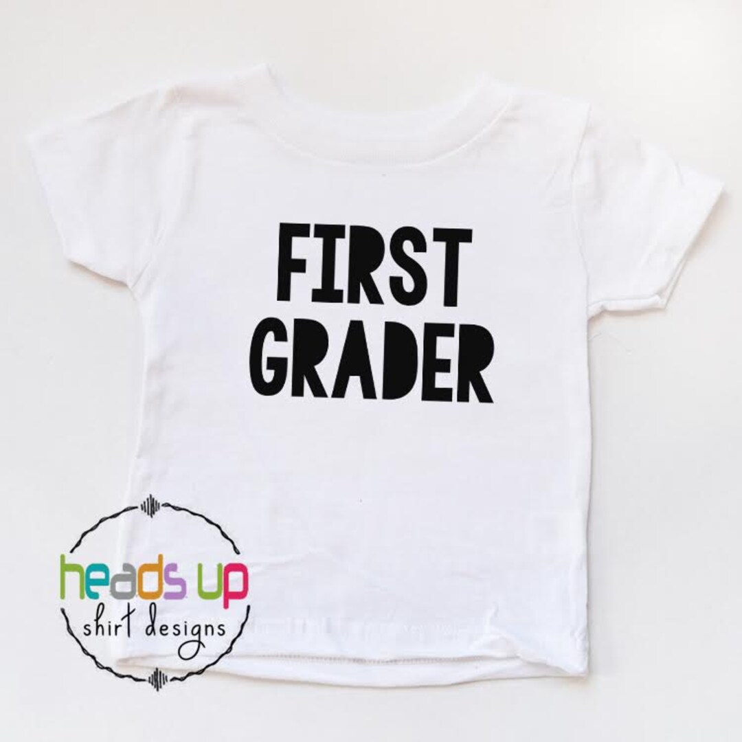 First Grader Shirt Boy/girl - 1st Grade Tshirt Back to School - End of ...