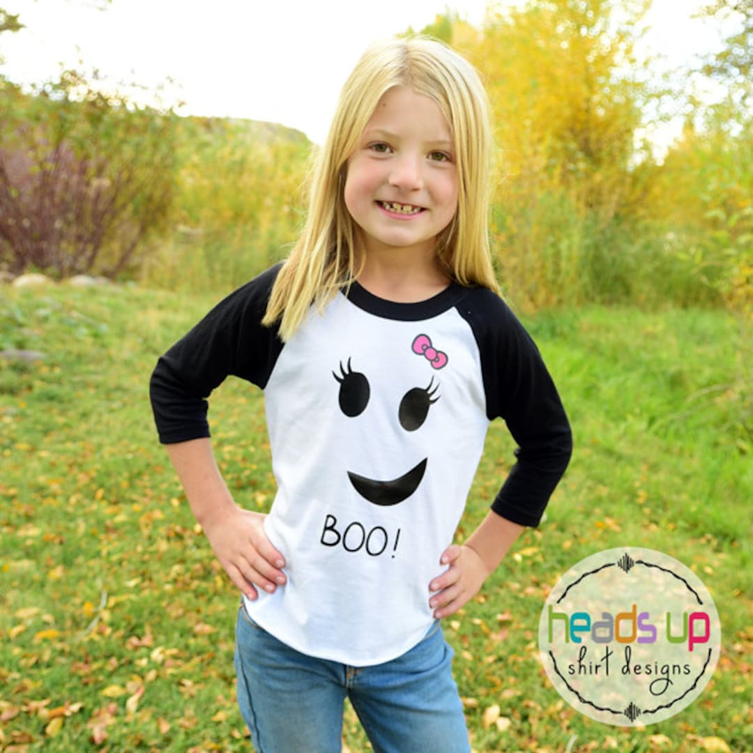 Girl Halloween Shirt Ghost Toddler Girl Ghost Halloween Costume Baby ...