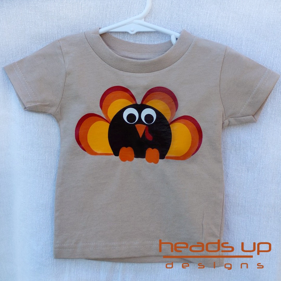Boy Toddler Turkey Girl Shirt Thanksgiving Baby Thanksgiving Turkey ...