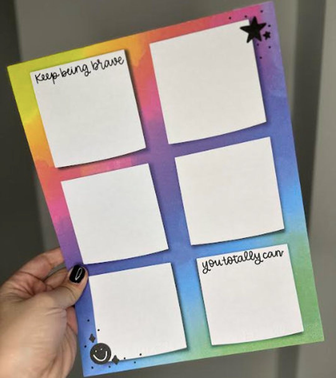 Double Sided Notepad - 8.5 X 11 - Etsy