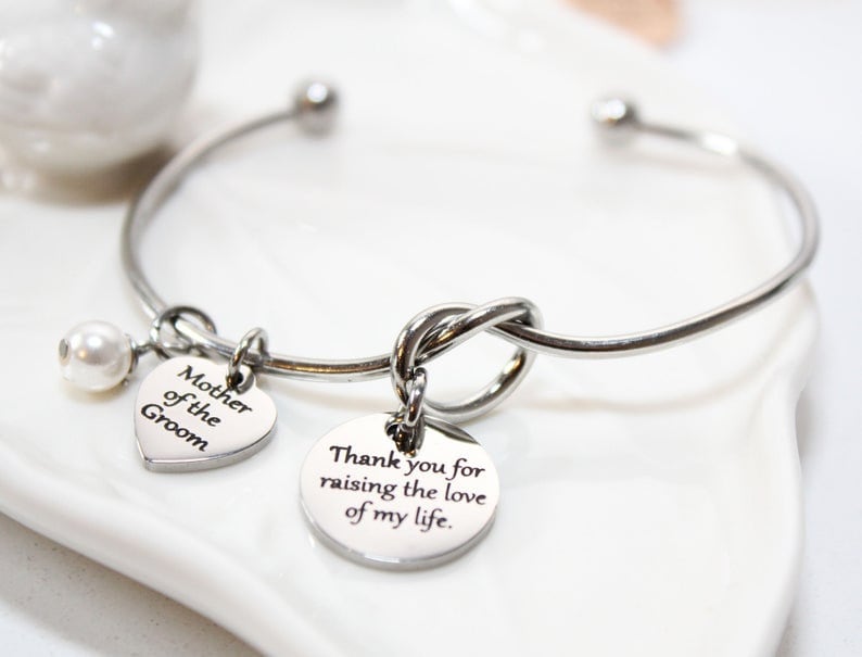 Mother of the Bride Bracelet Personalized Mother of the Bride - Etsy