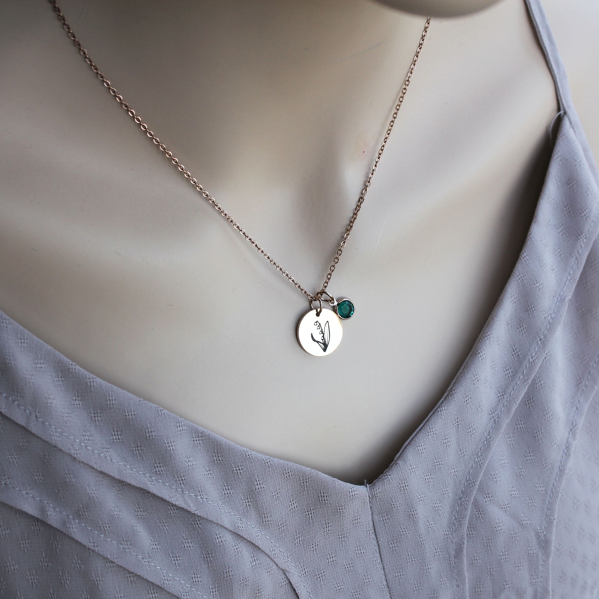 June Birth Flower Necklace June Necklace June Jewelry June - Etsy