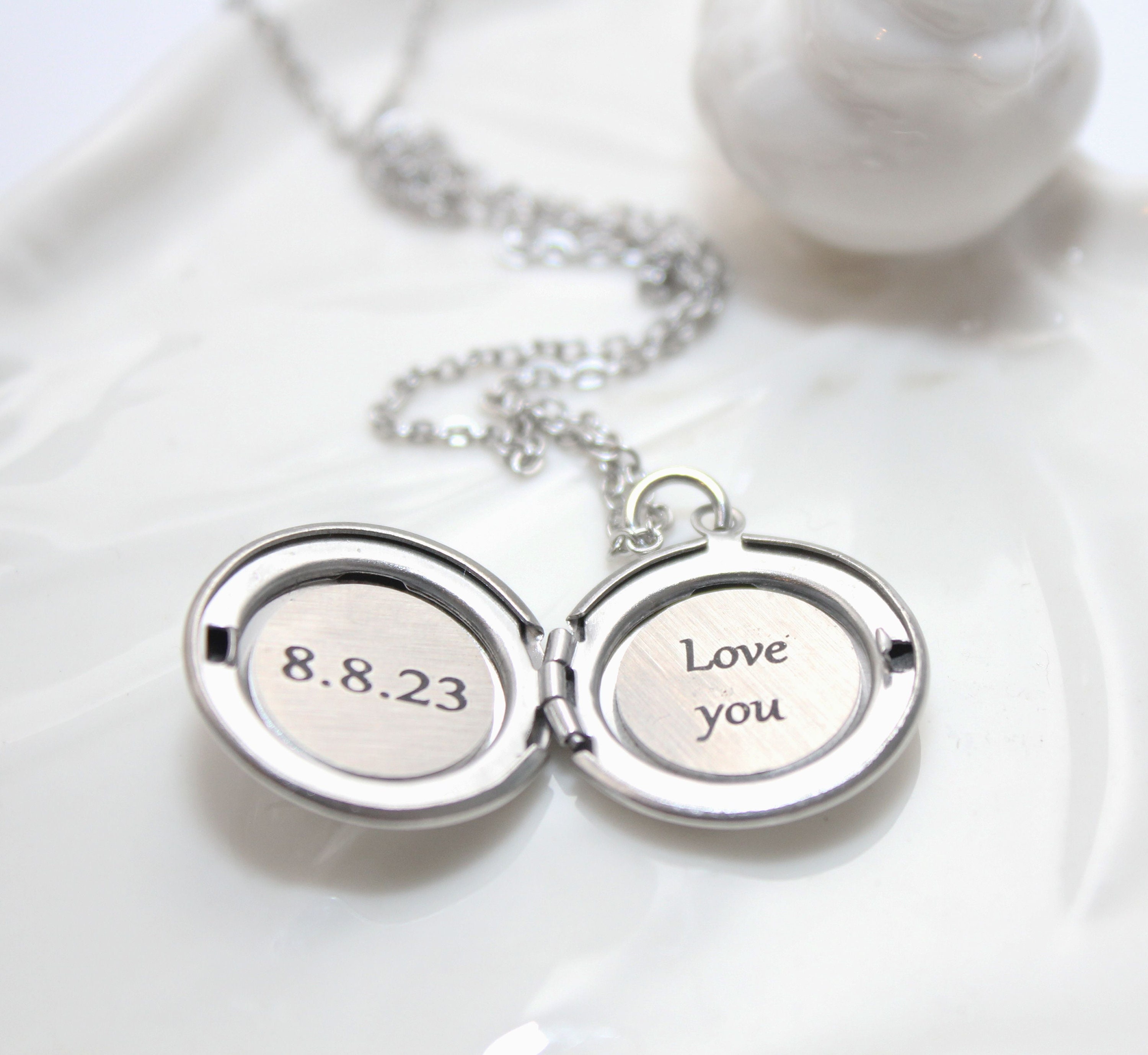 Little Girl Locket Necklace, Christmas Gifts for Women, Jewelry for ...