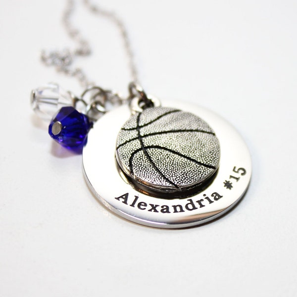 Basketball Necklace - Etsy
