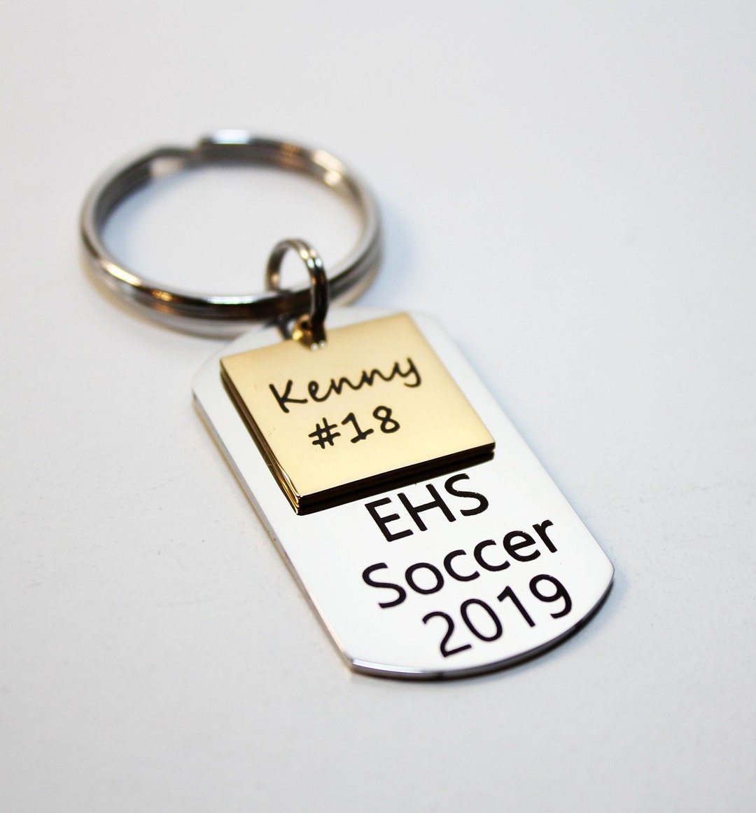 Soccer Team Keychain, Soccer Keychain, Personalized Soccer Keychain ...