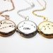 Zodiac Necklace Zodiac Locket Necklace Rose Gold Zodiac - Etsy