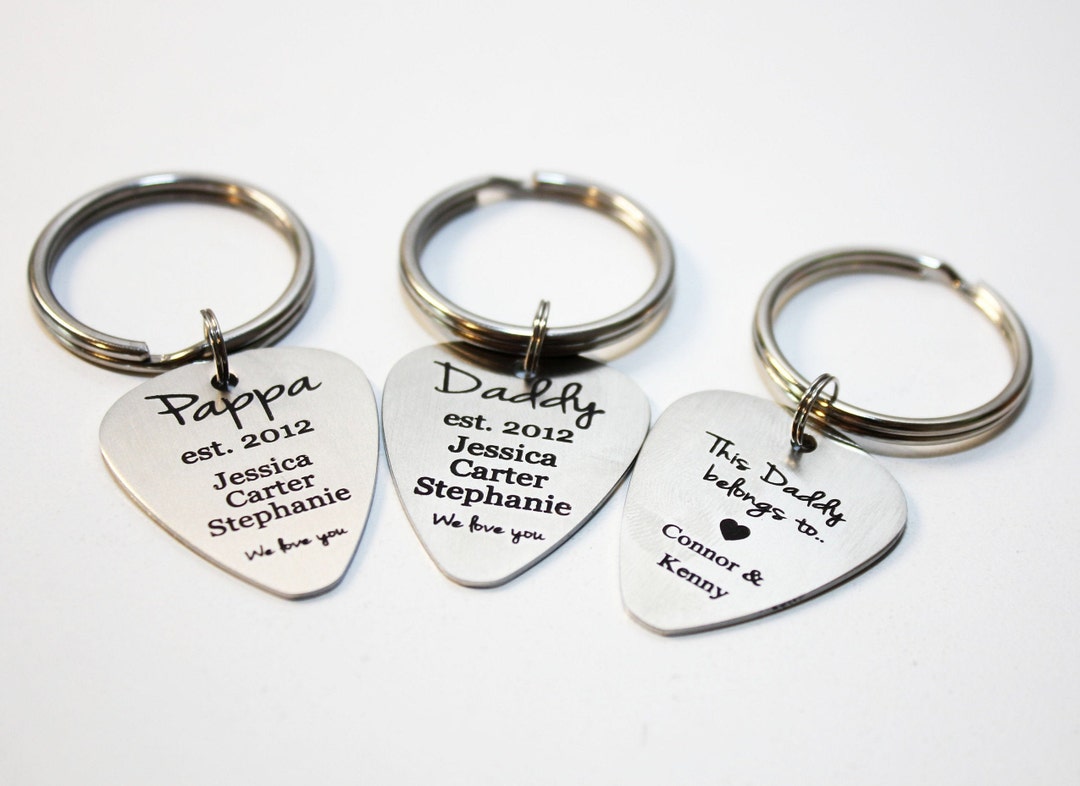 Fathers Day Keychain, Fathers Day Personalized Gift, Fathers Day ...