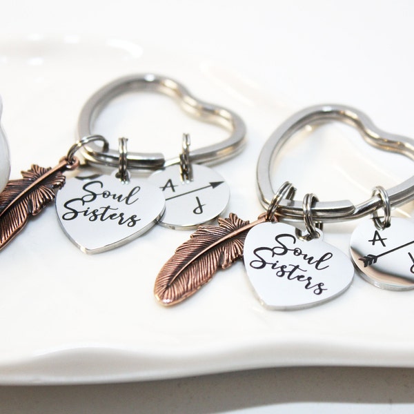 Sister Key Chain - Etsy