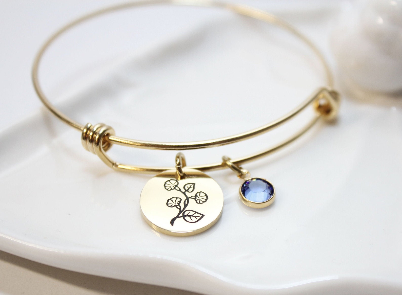 May Bracelet May Birth Flower Bracelet May Jewelry May - Etsy