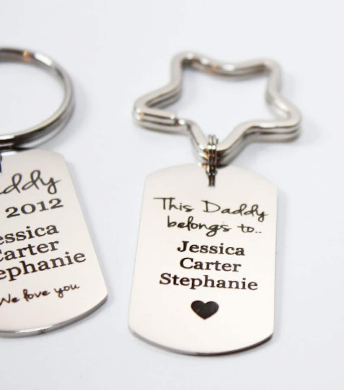 First Time Dad Keychain, New Dad Keychain, First Time Dad Gift, First ...