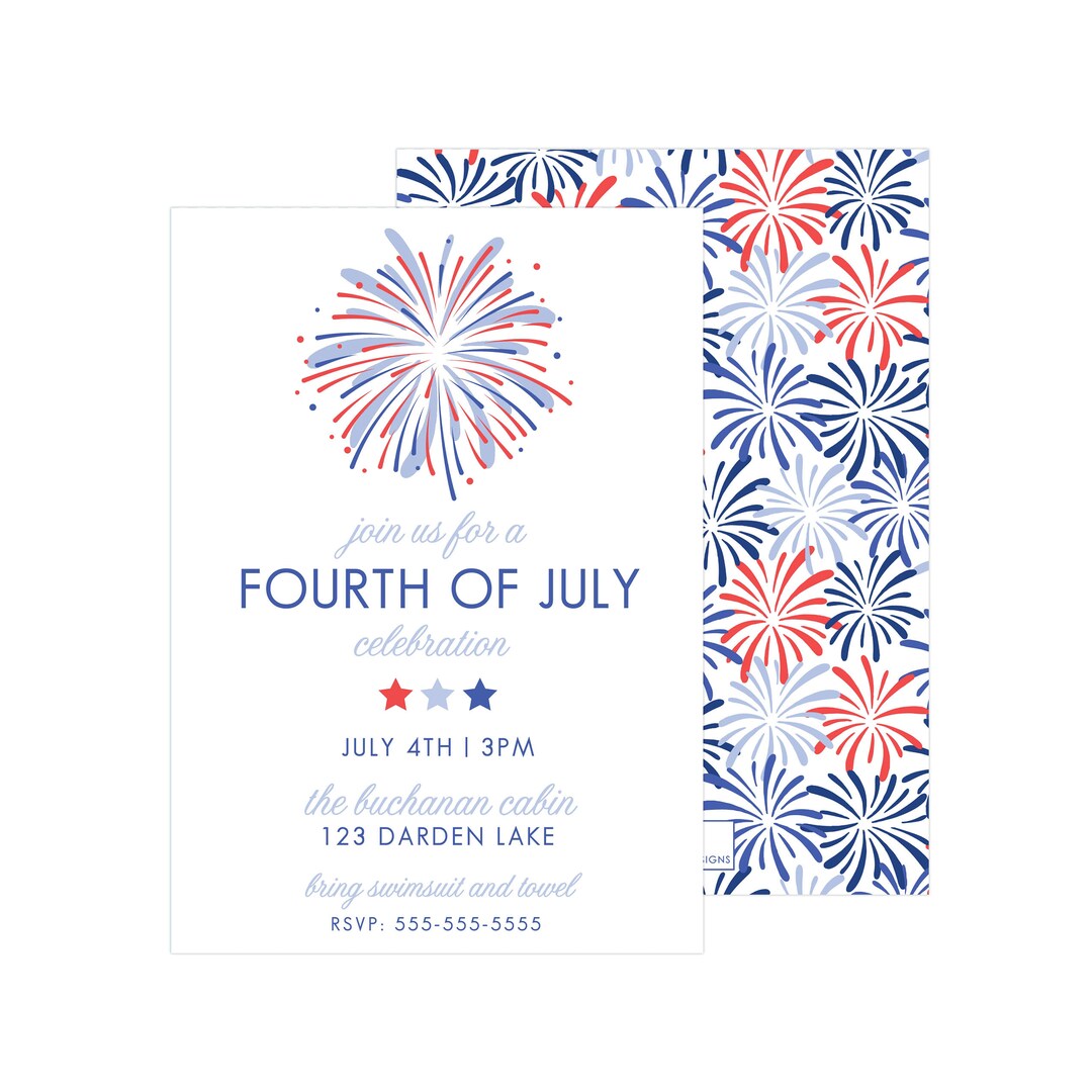 EDITABLE 4th of July Invitation, Printable 4th of July Invitation ...