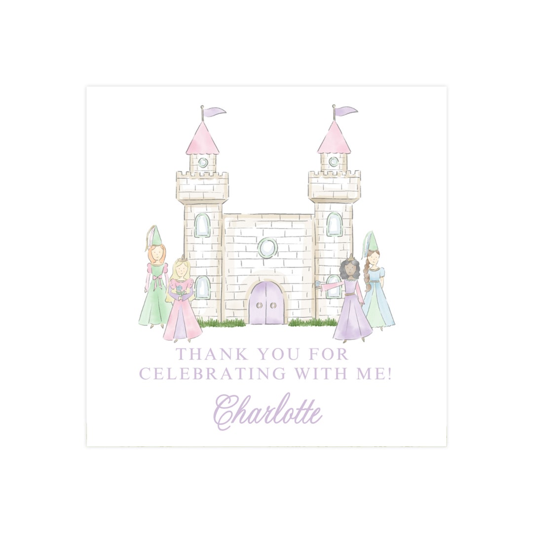 Editable Princess Favor Tag, Printable Birthday Favor Tag, Princess ...