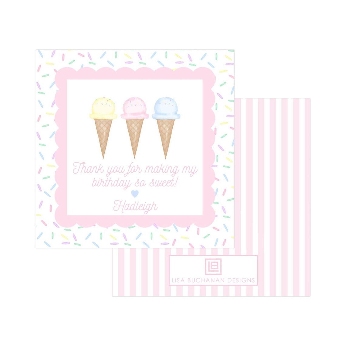 Editable Ice Cream Gift Tag, Printable End of Year Gift Tag, Ice Cream ...