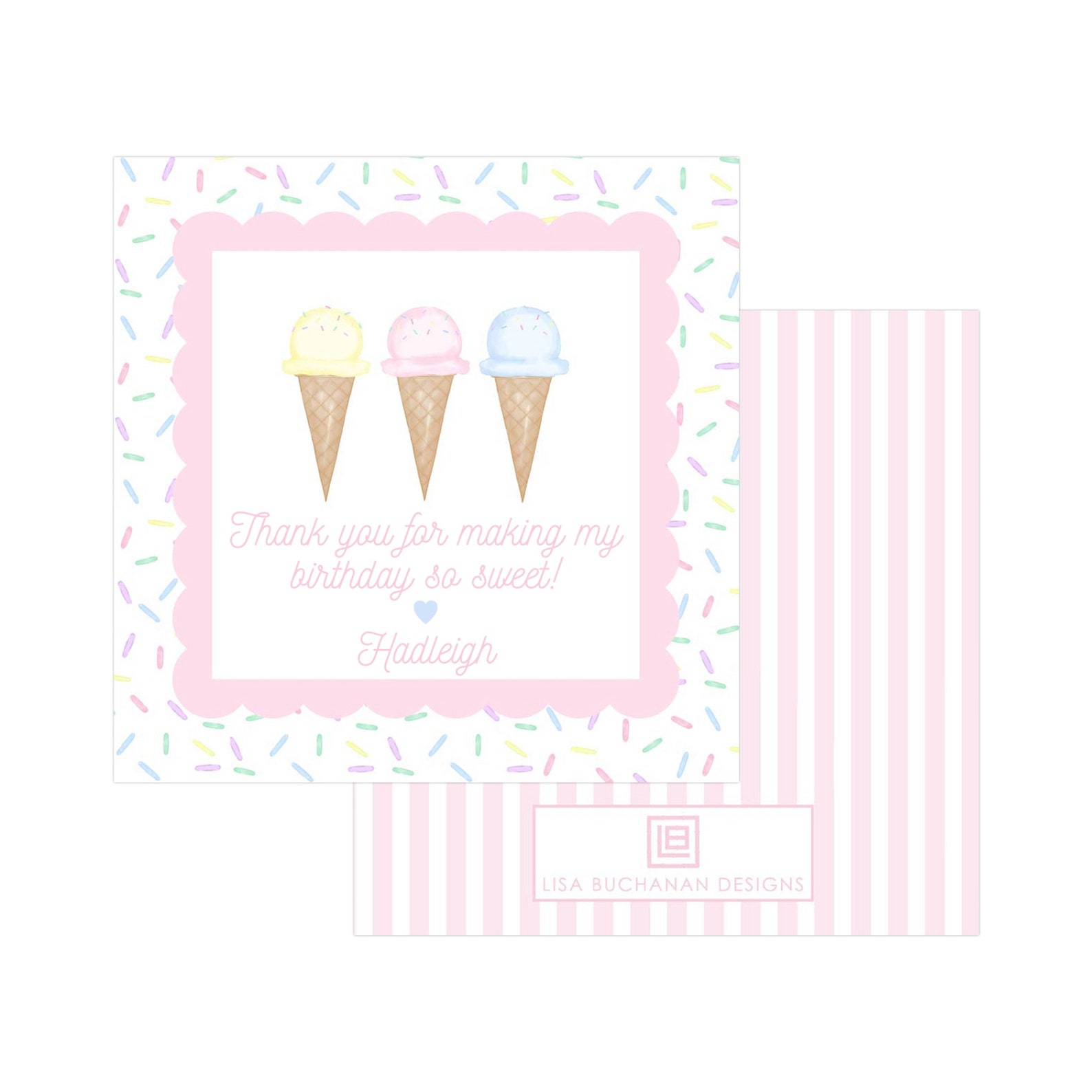 Editable Ice Cream Gift Tag, Printable End of Year Gift Tag, Ice Cream ...