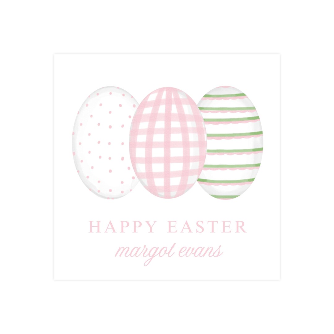 Editable Easter Gift Tag, Printable Easter Gift Tag, Editable Easter ...