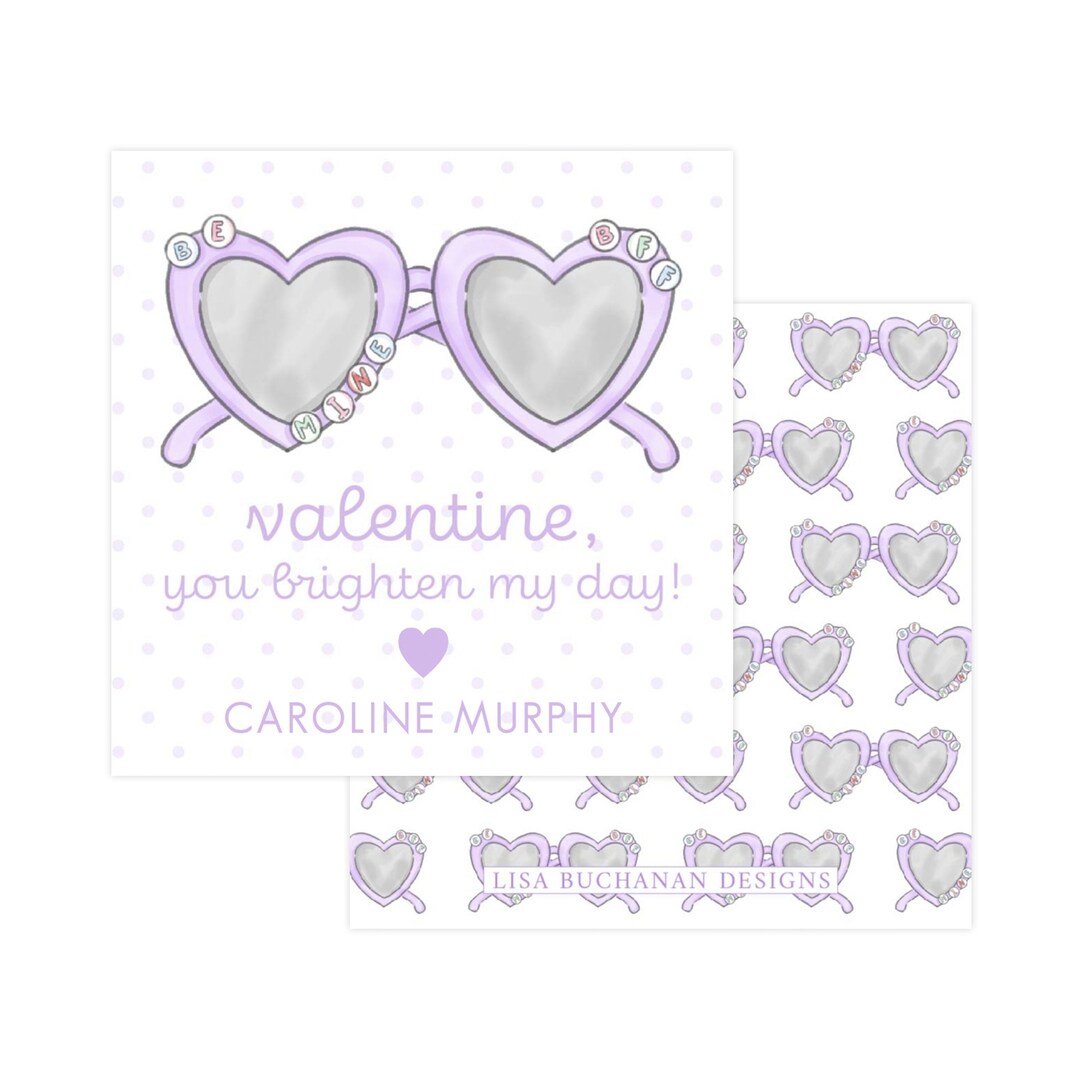 Valentines Gift Tag, Printable Valentines Gift Tag, Valentines Favor ...