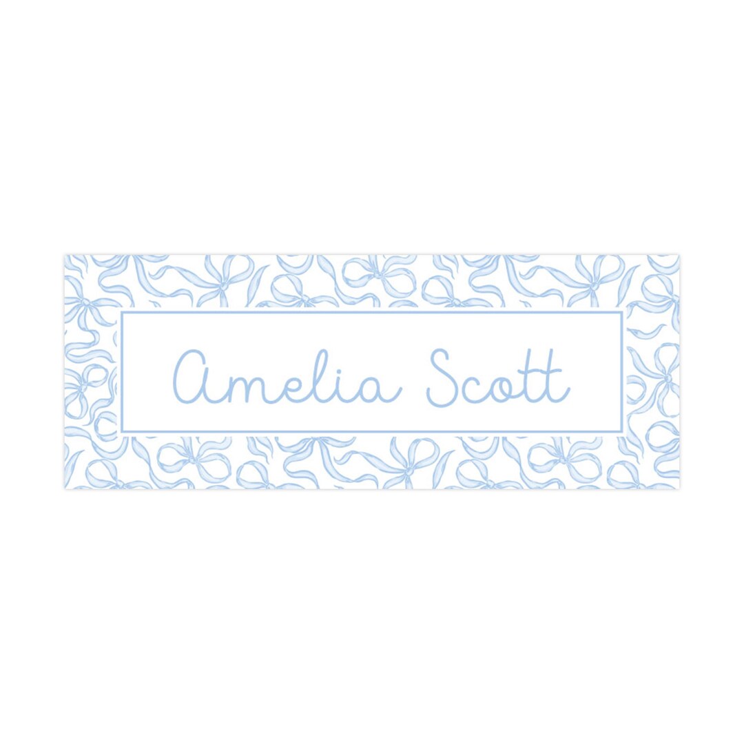 Personalized Name Labels for Kids | School Supply Labels | 1"x2.625 ...