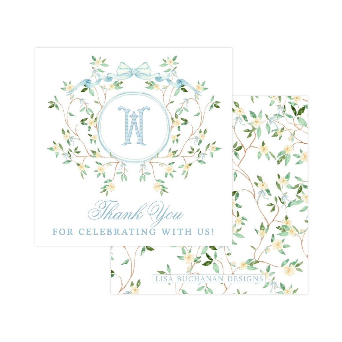 Editable Monogram Gift Tag, Printable Monogram Gift Tag, Monogram Gift ...