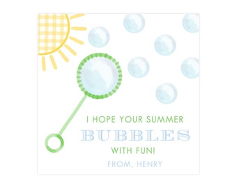 Editable Summer Gift Tag, End of School Gift Tag, End of School ...