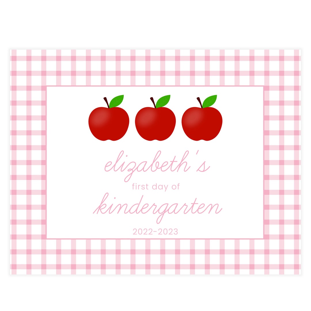 Editable Girl Back to School Sign, Printable Back to School Sign, Back ...