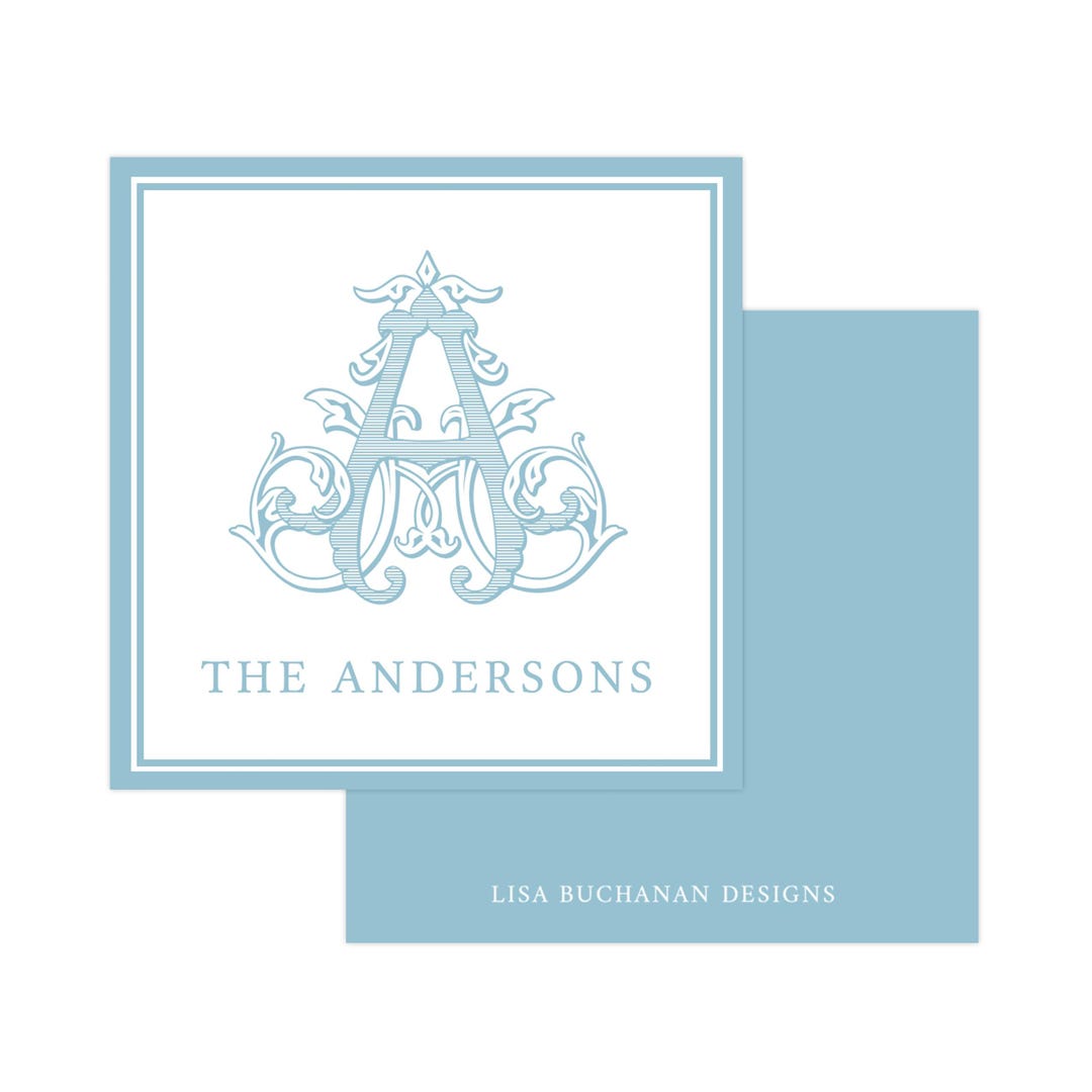 Editable Monogram Gift Tag, Printable Monogram Gift Tag, Monogram Gift ...